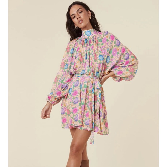 Spell | Dresses | Iso Spell Mossy High Neck Short Dress Sz M Or L ...